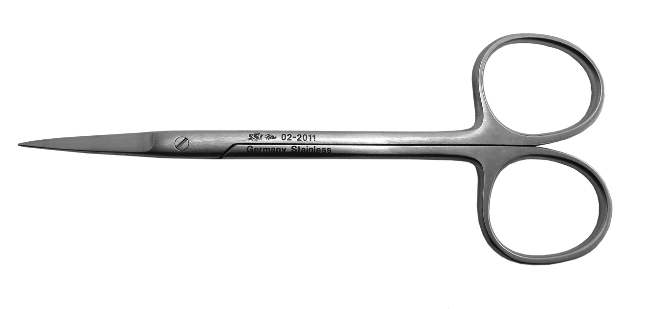 Symmetry® Scissors, Iris Standard Pattern, Straight, 4-1/2 in - Symmet ...