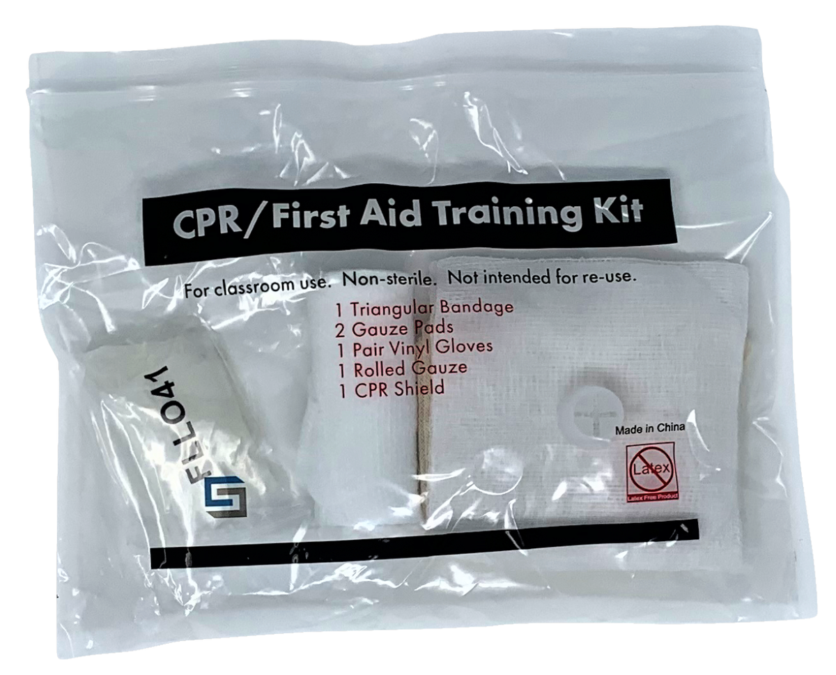 CPR/First Aid Training Kit with CPR Shield - Cubix Safety C/FATK ...