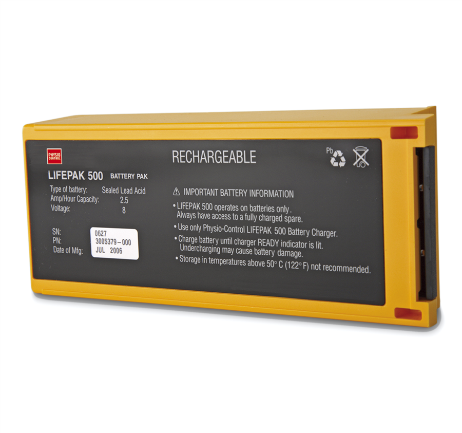 LIFEPAK 500 Rechargeable Battery - For Sale — Integris Equipment LLC