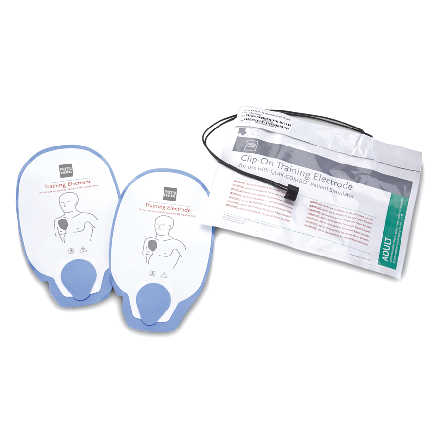 Physio Control Clip-on Training Electrodes for use with QUIK-COMBO ...