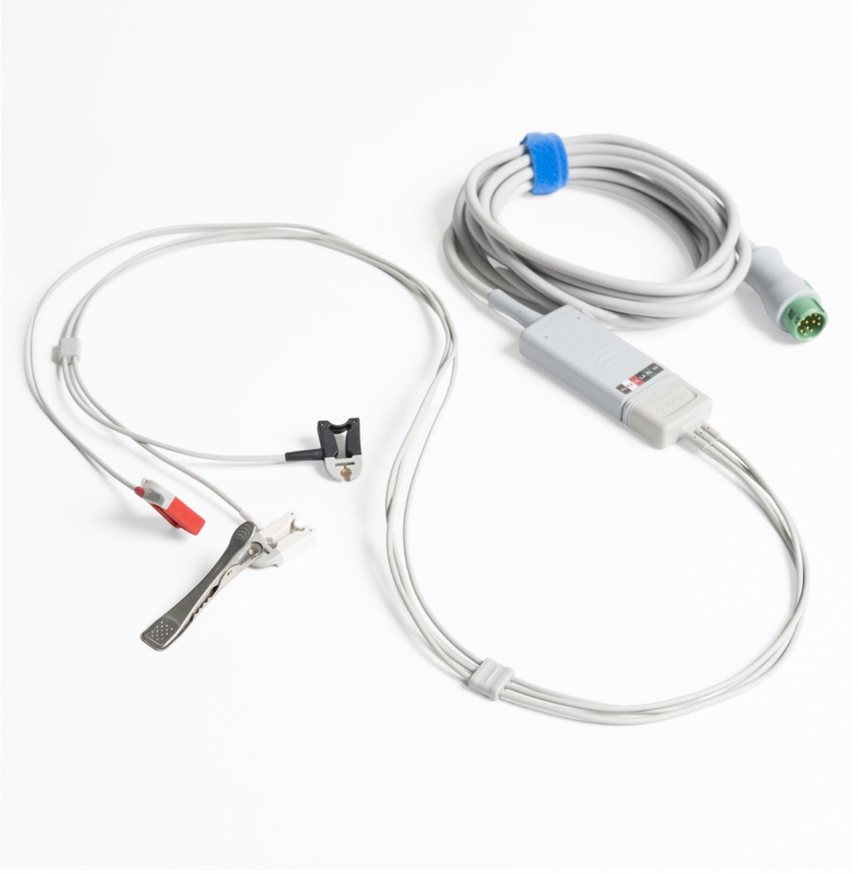 Crocodile clip + cable + wires: 3-lead, Clip, AHA, Adu(12 pin) - Mindr ...
