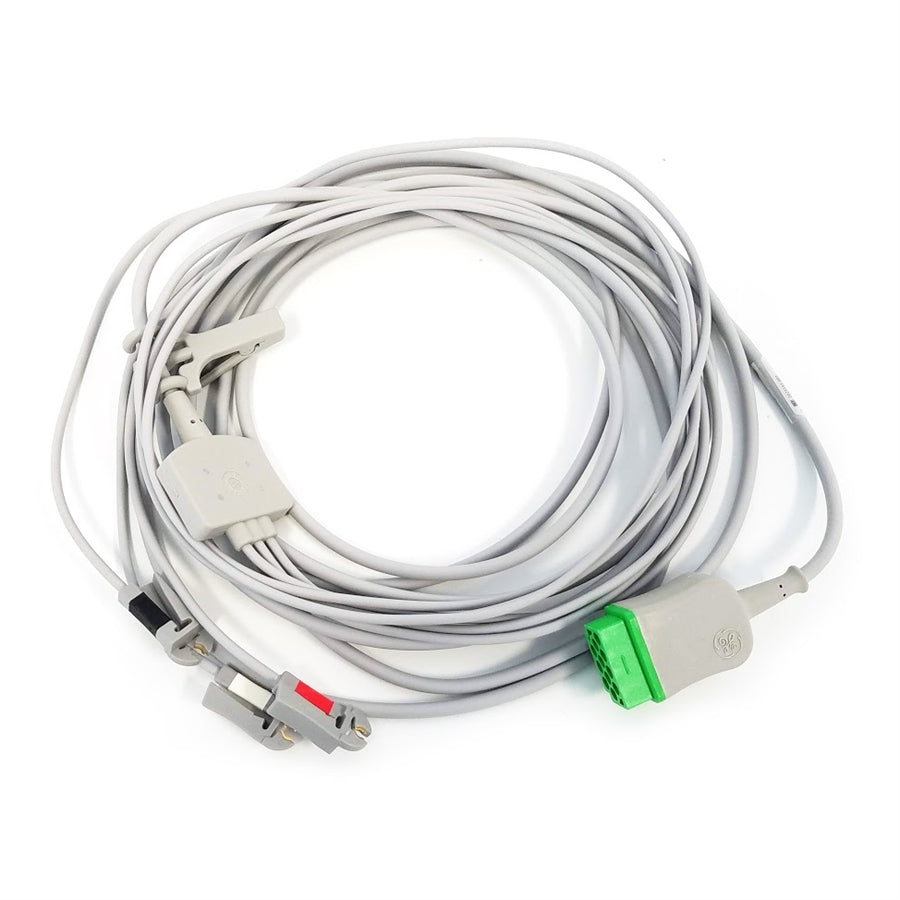 GE 3 Lead Multi-Link ECG Cable, Grabber Style - For Sale — Integris ...