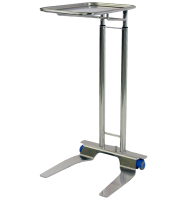 Mayo Stand, With 12-5/8" X 19-1/8" Tray, Foot Operated - Pedigo P-1068 ...