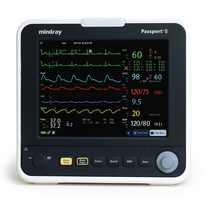 Mindray Passport 8 Patient Monitor - For Sale — Integris Equipment LLC