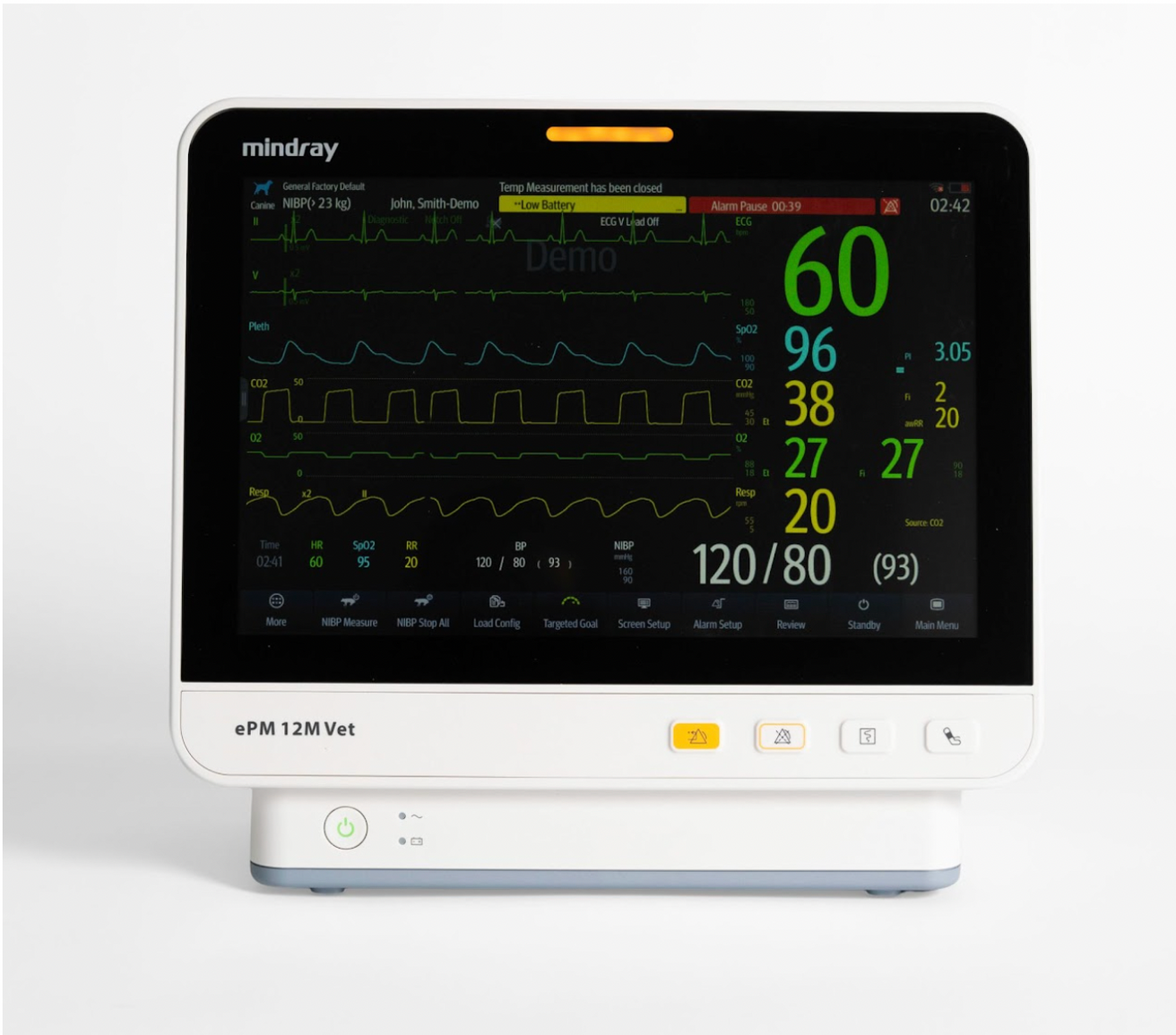 ePM12Vet Masimo, IBP/E - Mindray 9214E-PA00011 — Integris Equipment LLC