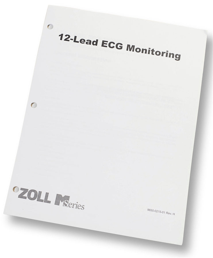 Zoll 12-Lead ECG Operator's Guide Insert — Integris Equipment LLC