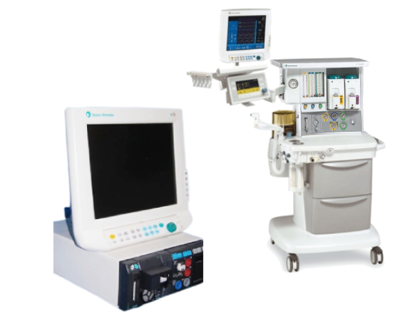 Datex-Ohmeda Aespire 7900 Anesthesia Machine + Datex Ohmeda (GE) S5 An ...