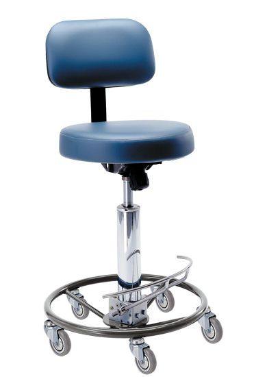 P-6000 Base Only, Epoxy Coated, With Cylinder And 5 Casters - Pedigo P ...